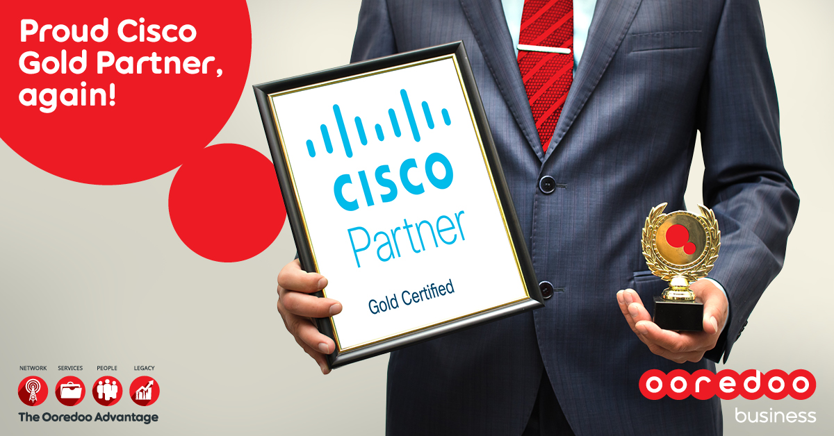 Ooredoo Certified as Cisco Gold Partner Once Again - Ooredoo Qatar