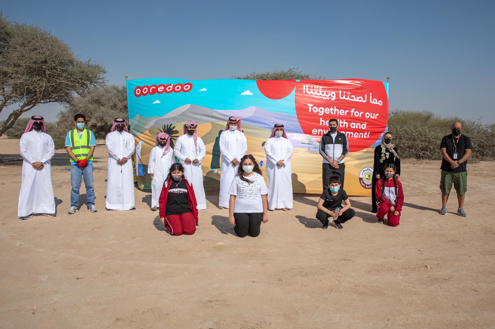 Ooredoo Holds Clean-Up Event for Qatar Environment Day 2021 - Ooredoo Qatar
