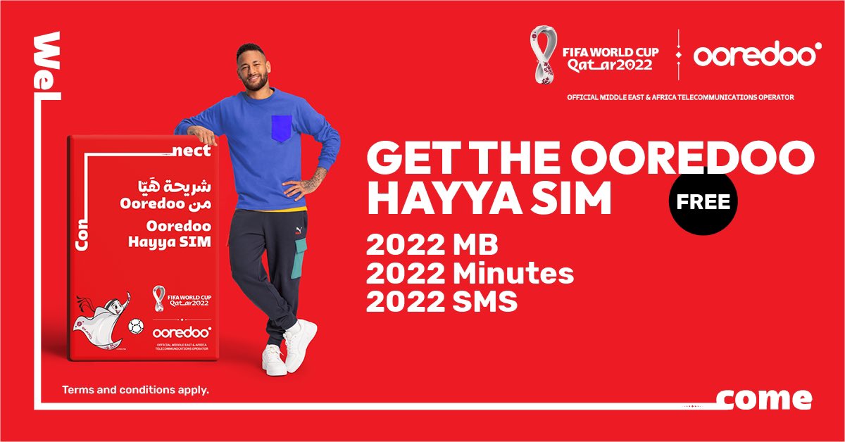 Ooredoo Hayya SIM Now Available to FIFA World Cup Qatar 2022™ Fans ...