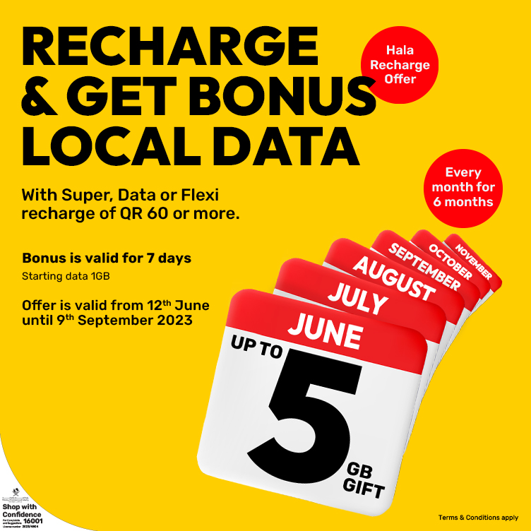 Prepaid plans | Offers and Promotions | Ooredoo Qatar