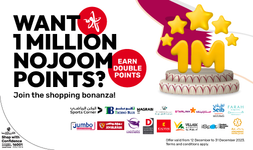 Enjoy your Nojoom Points Rewards | Ooredoo Qatar