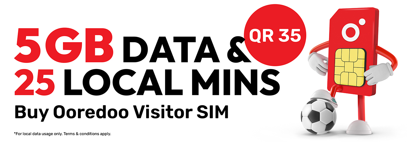 Ooredoo Visitor SIM Card | SIM for Tourists | Ooredoo Qatar