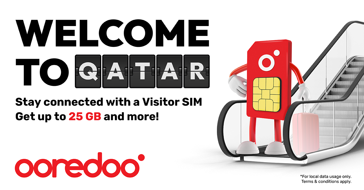 Ooredoo Qatar Introduces the New Visitor SIM Plus, Upgrading ...