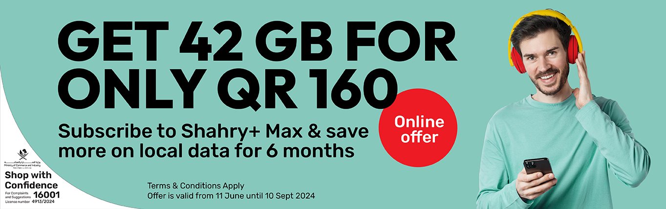 Shahry+ Plans | Postpaid Plans | Ooredoo Qatar