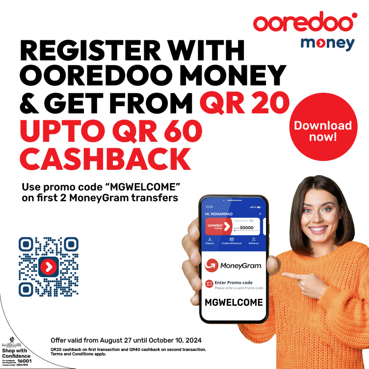 Ooredoo Money | Offers and Promotions | Ooredoo Qatar