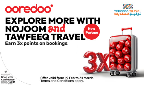 Enjoy your Nojoom Points Rewards | Ooredoo Qatar