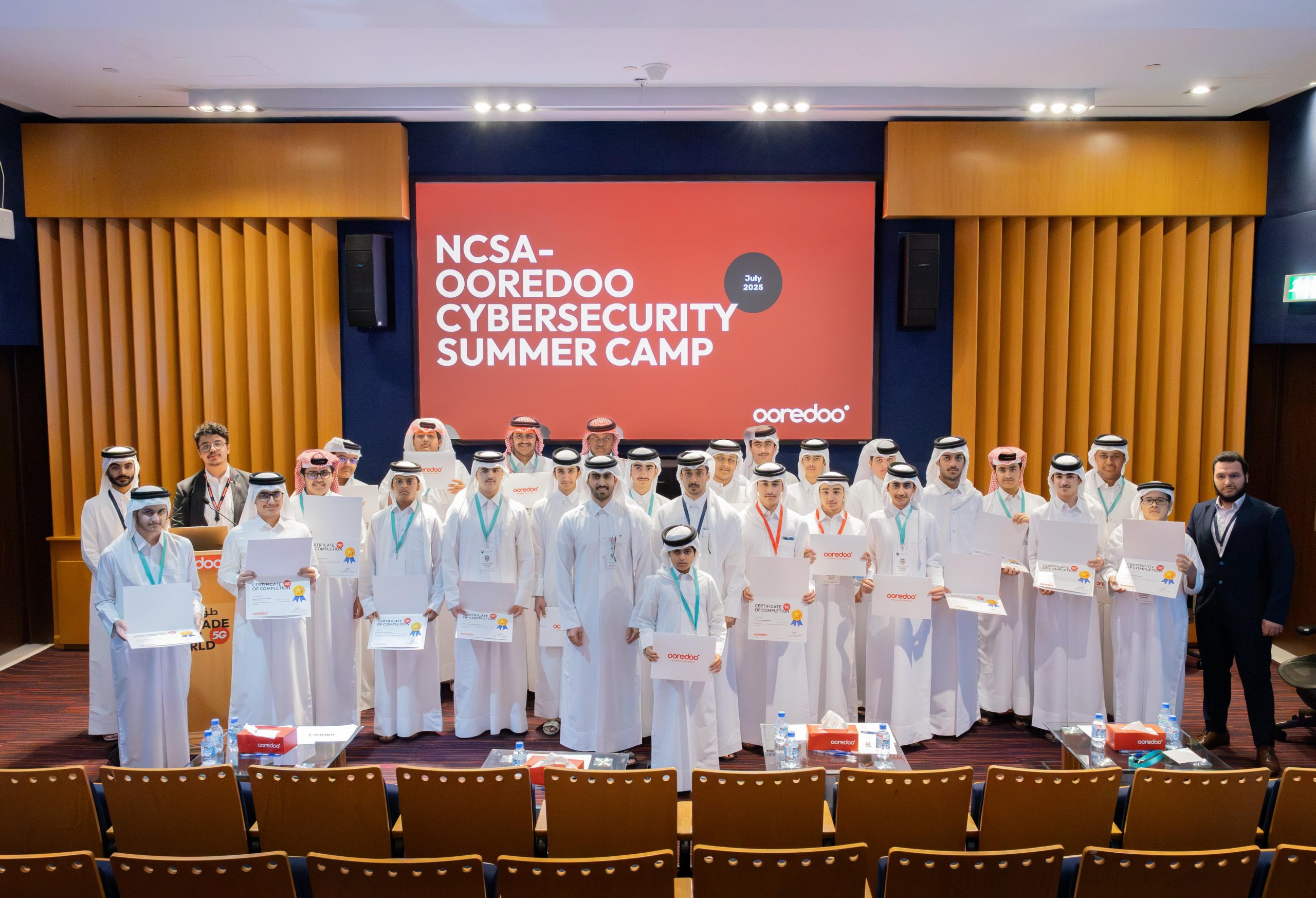 Ooredoo Engages with Students at Cyber Security Youth Summer Camp 2025 ...